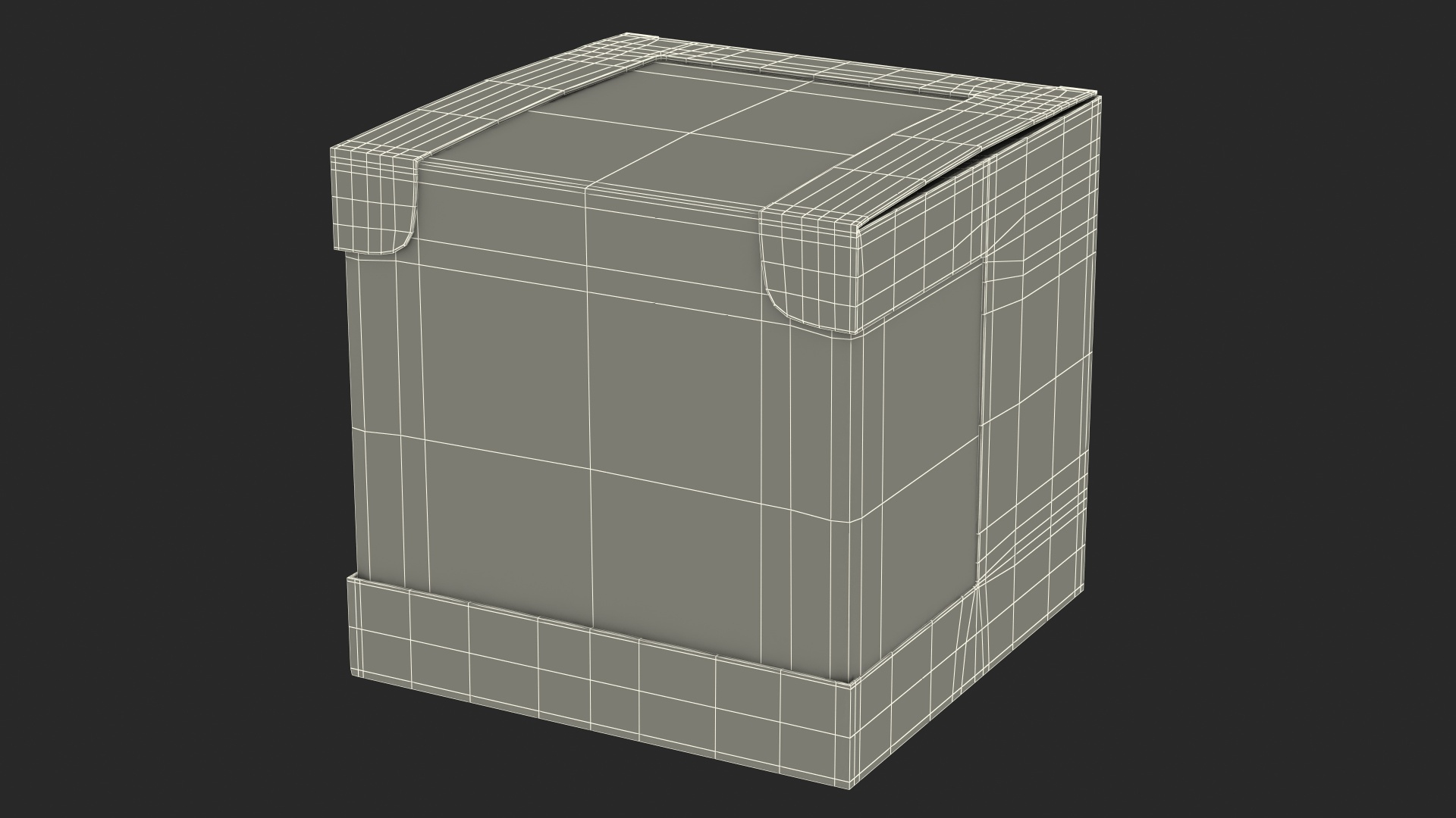 3D Carton Package For Cupcake - TurboSquid 1998252