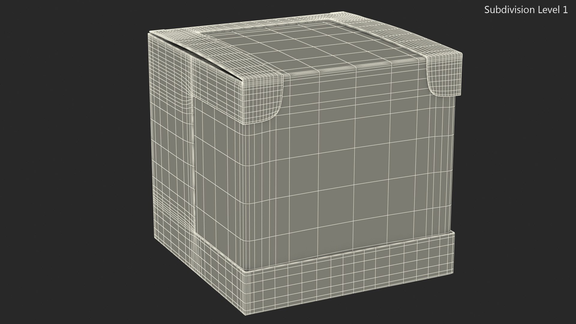 3D Carton Package For Cupcake - TurboSquid 1998252