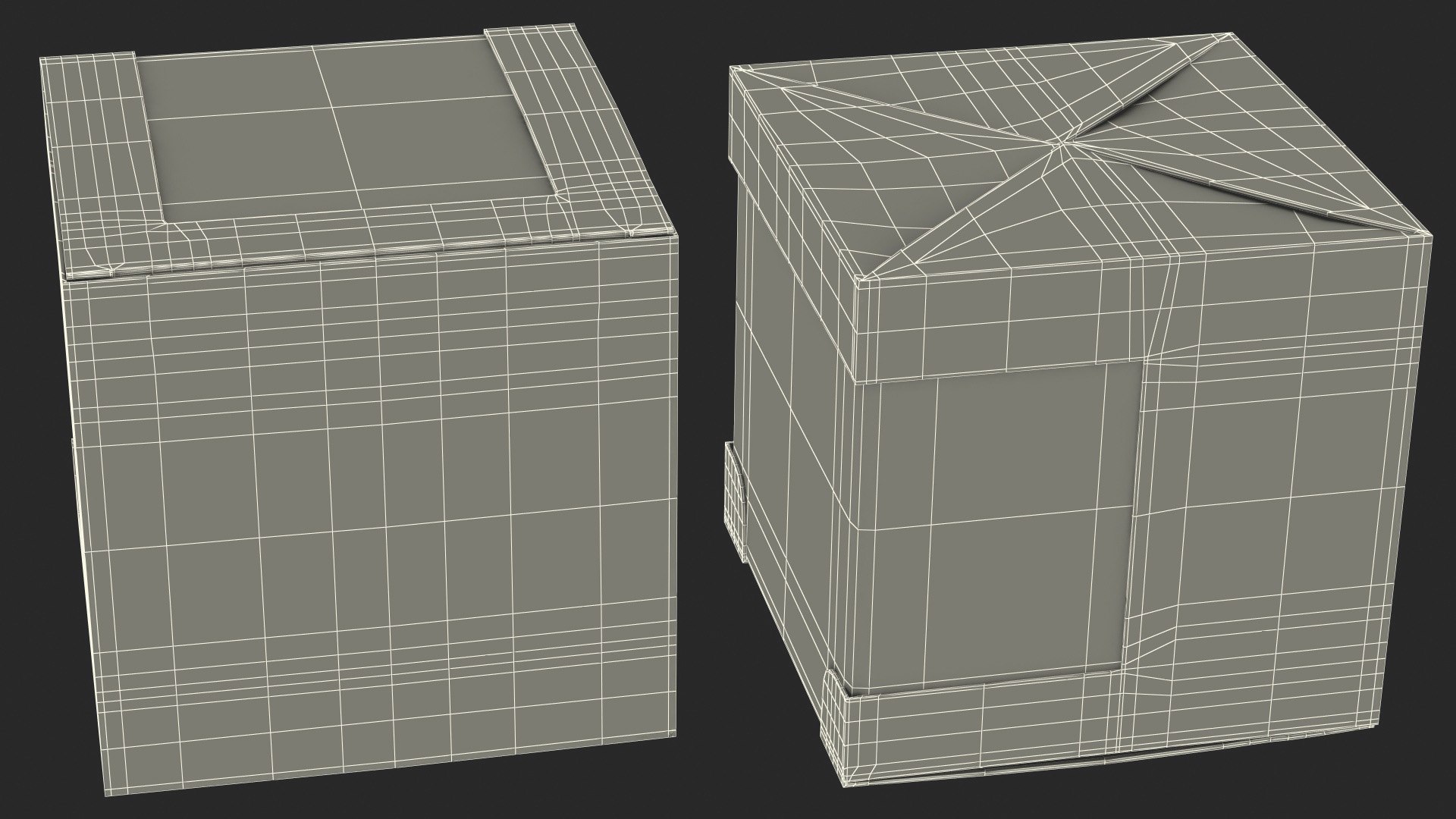 3D Carton Package For Cupcake - TurboSquid 1998252