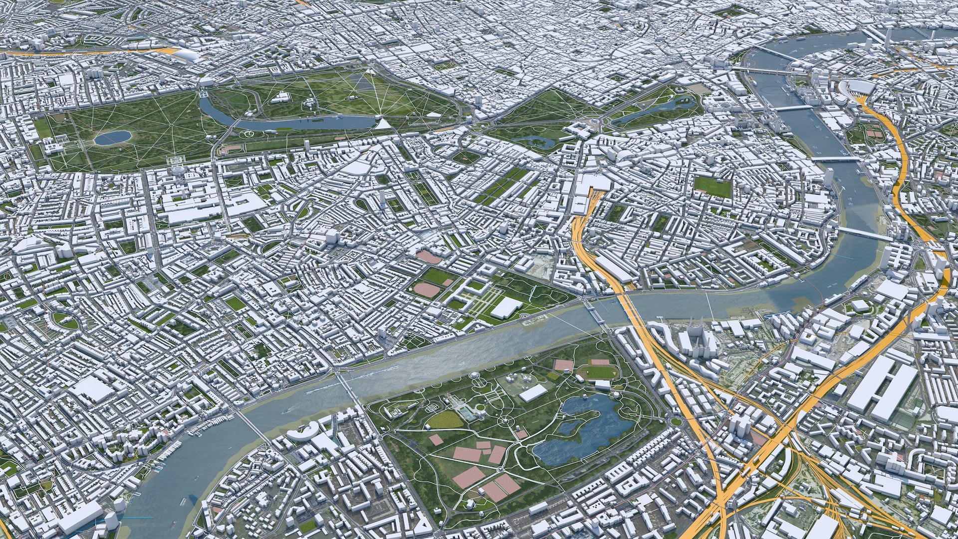 City area building 3D model - TurboSquid 1531417