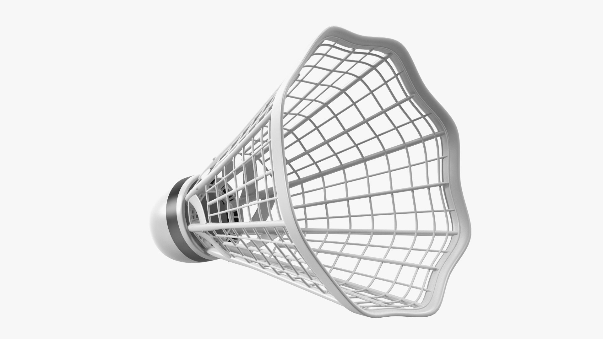 3D Badminton Racquet And Shuttlecock - TurboSquid 2121472