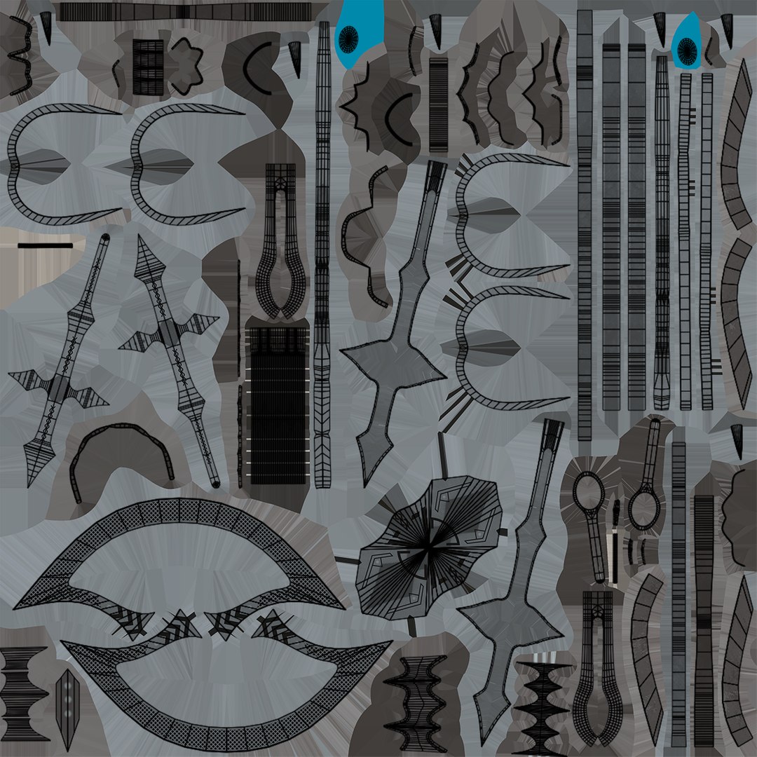 6 Battle Axes Collection All PBR Unity UE Textures 3D model ...