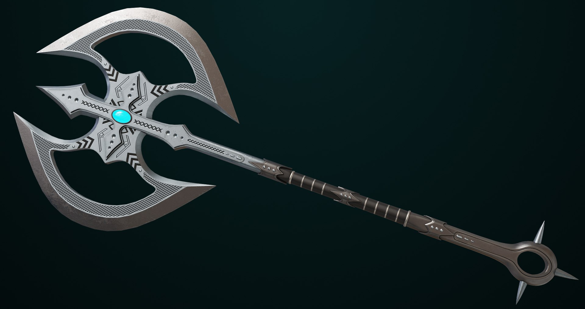 6 Battle Axes Collection All PBR Unity UE Textures 3D model ...