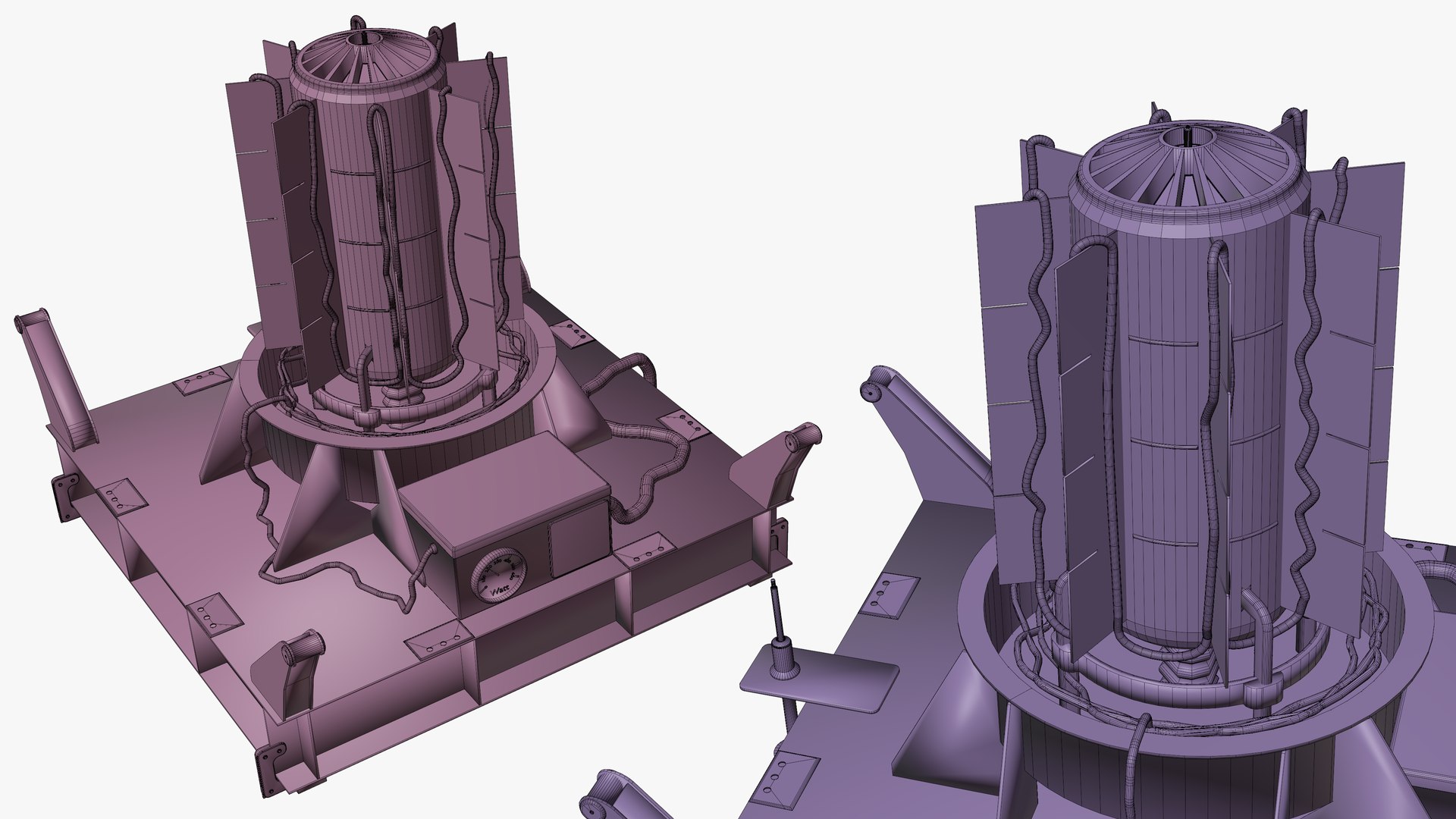 3D Radioisotope Thermoelectric Generator Model - TurboSquid 2081391