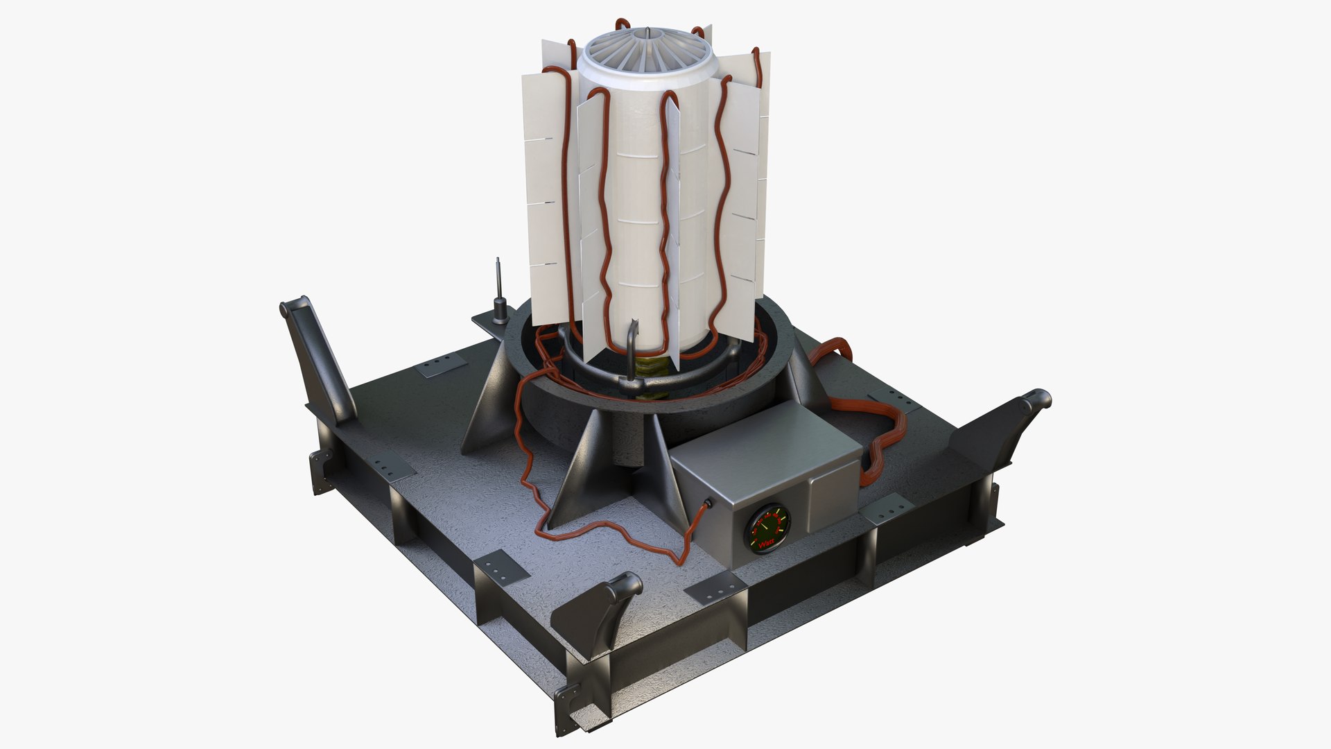 3D Radioisotope Thermoelectric Generator Model - TurboSquid 2081391