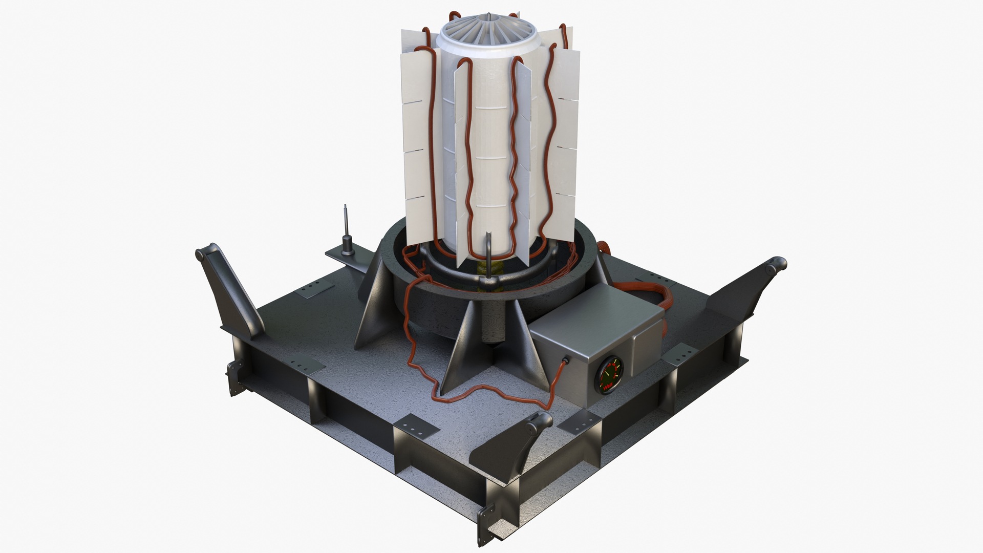 3D Radioisotope Thermoelectric Generator Model - TurboSquid 2081391