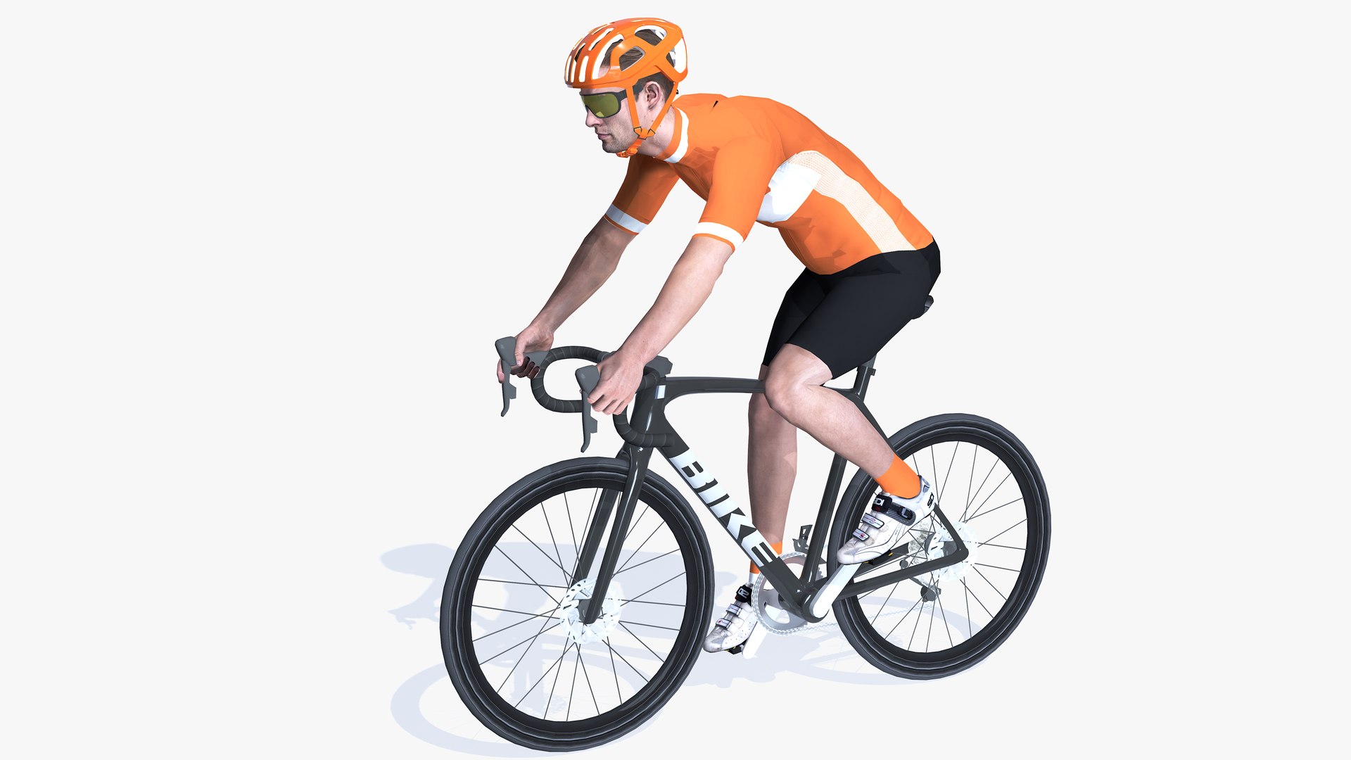 Cyclist Road 3D Model - TurboSquid 2067115