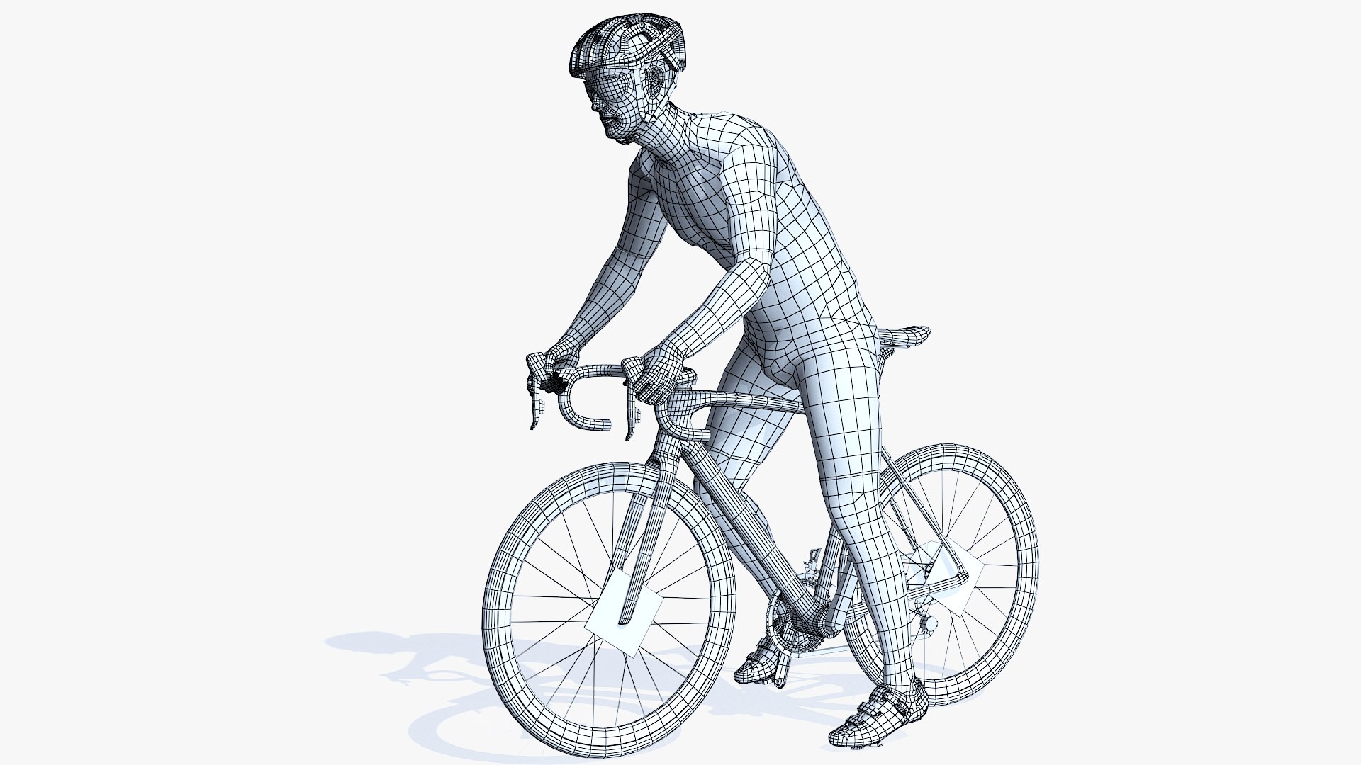 Cyclist Road 3D Model - TurboSquid 2067115