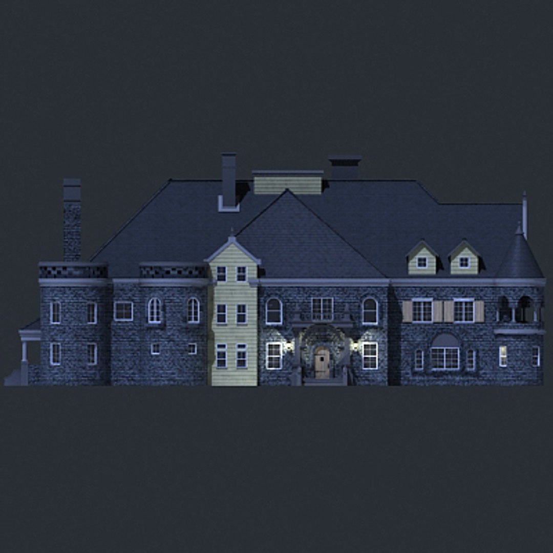 Castle Mansion Housing 3d Model
