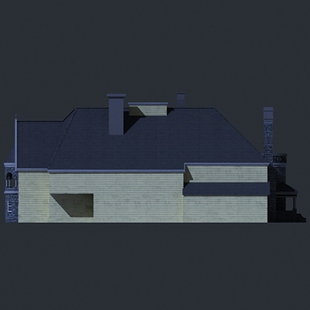 Castle Mansion Housing 3d Model