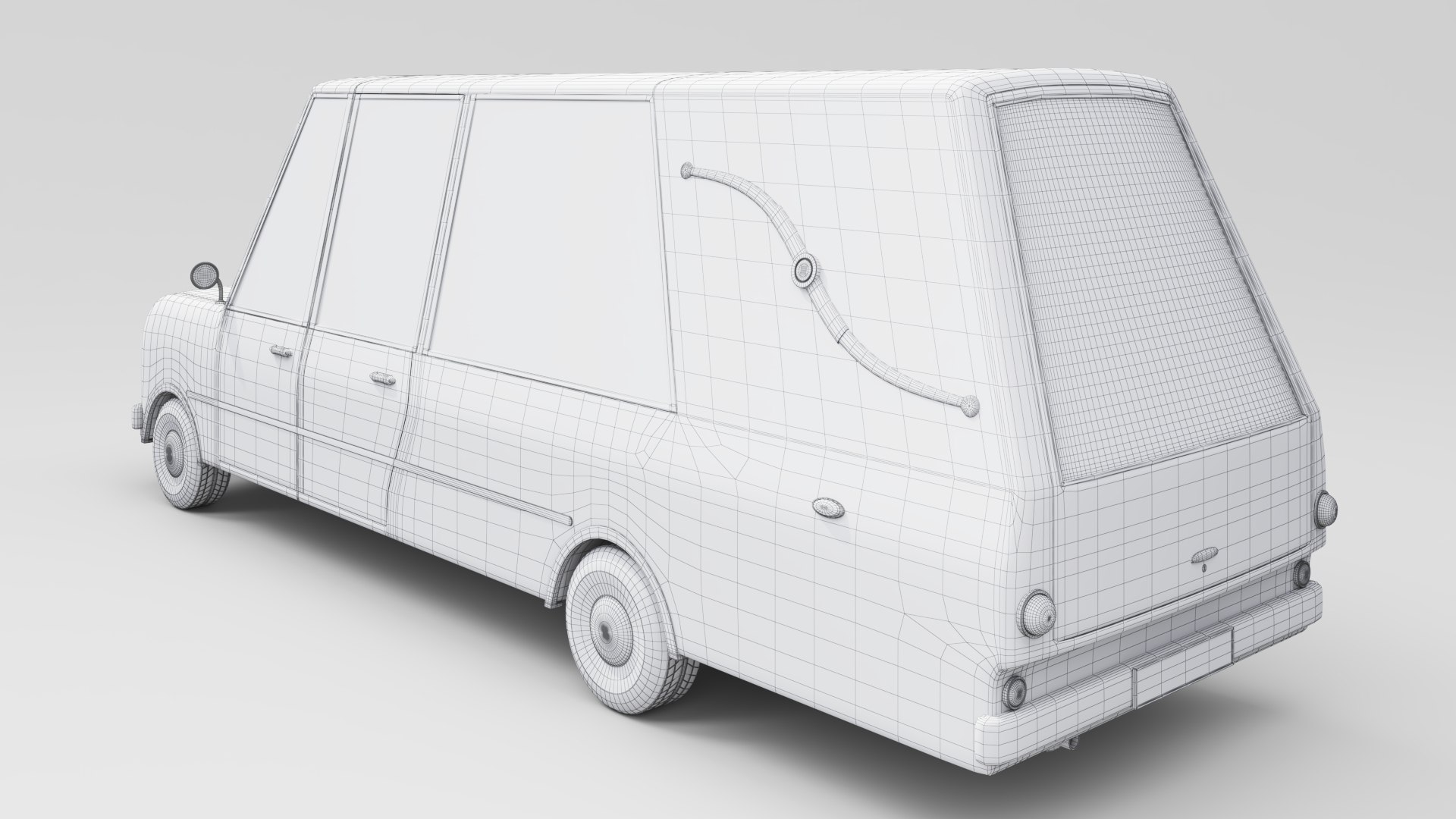 3D Cartoon Car Hearse 3D Model - TurboSquid 2086719