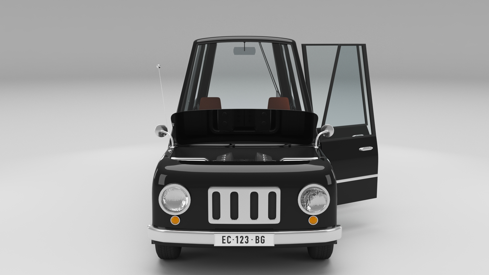 3D Cartoon Car Hearse 3D Model - TurboSquid 2086719