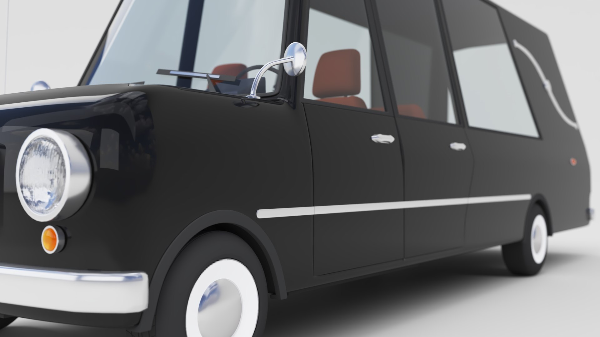 3D Cartoon car hearse 3D model - TurboSquid 2086719