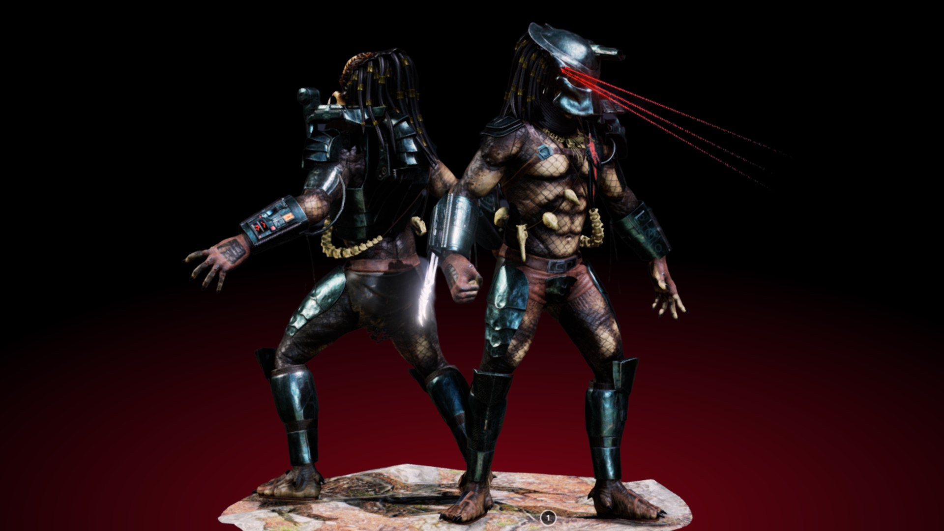 3D Red Baron Predator - Game Character Model - TurboSquid 2415066