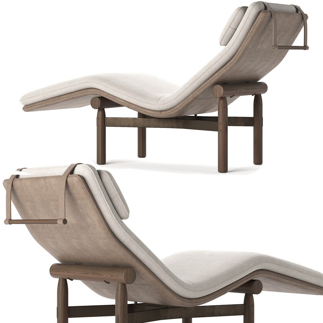 3D District Eight Stilt Chaise Lounge Model - TurboSquid 1970474