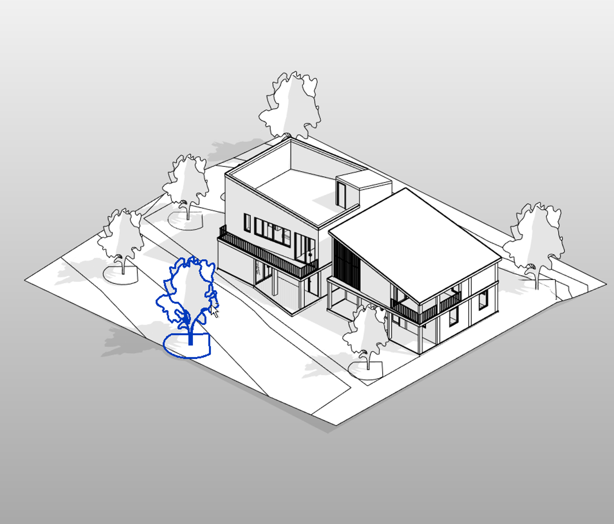 3D Revit House Model - TurboSquid 1243085