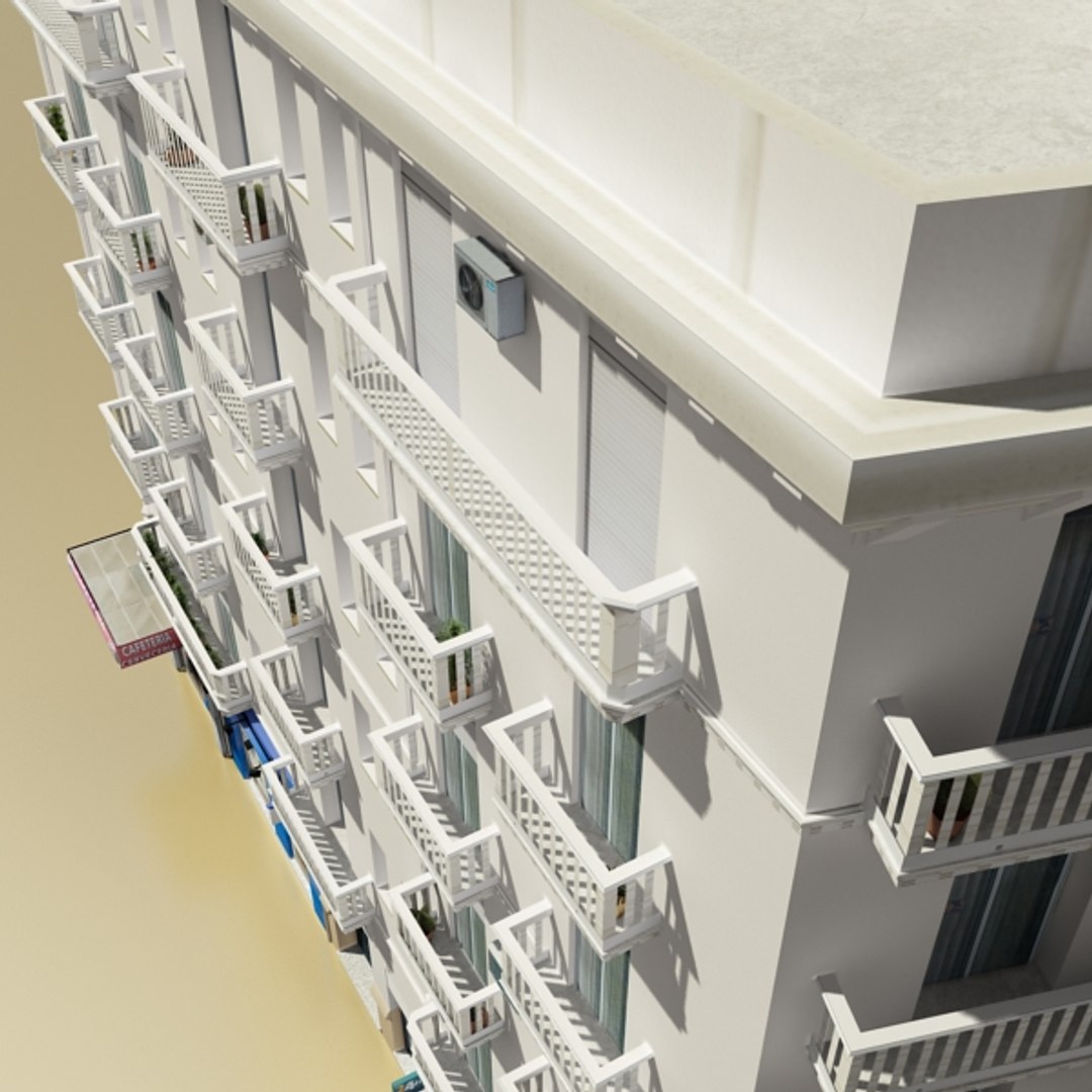 3d Photorealistic Building 7 Model