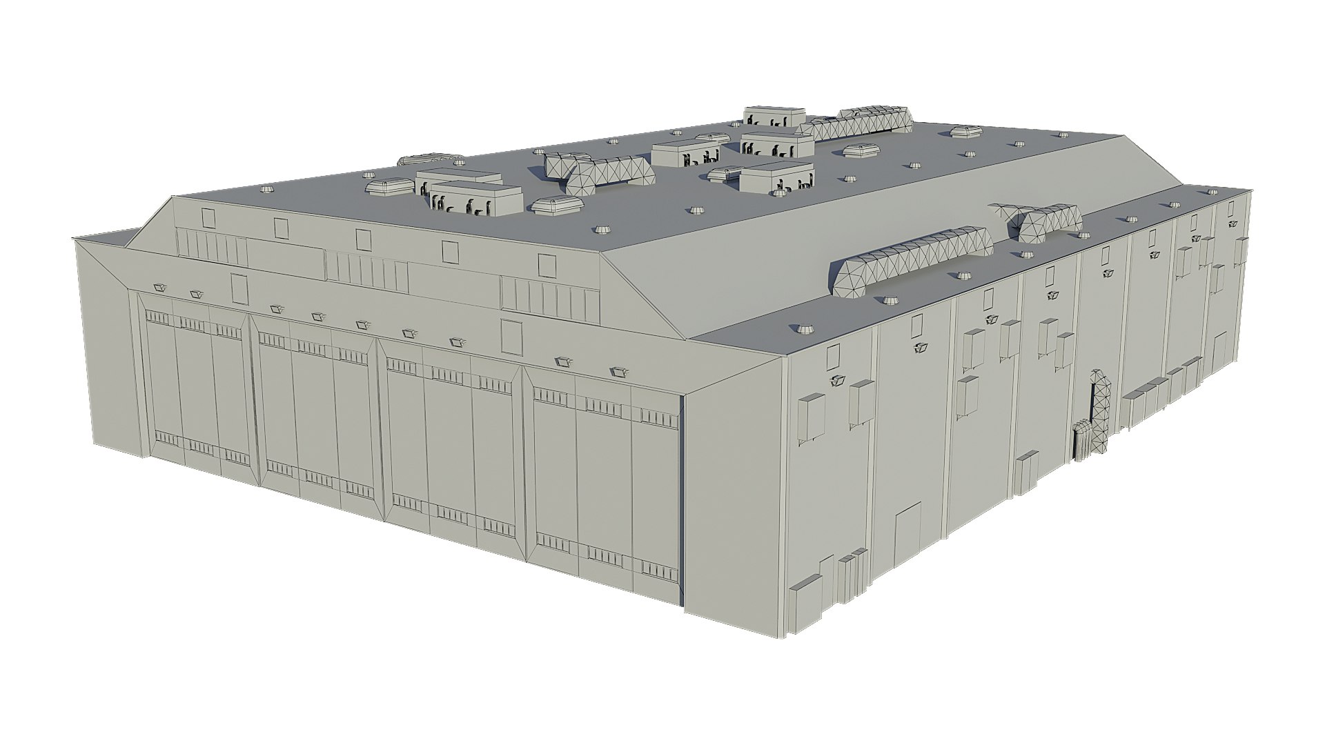 Hangar 3D Model - TurboSquid 1836769