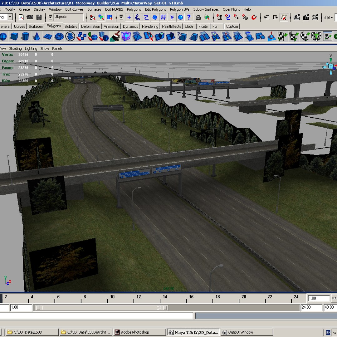 Motorway Road Rt 3d 3ds