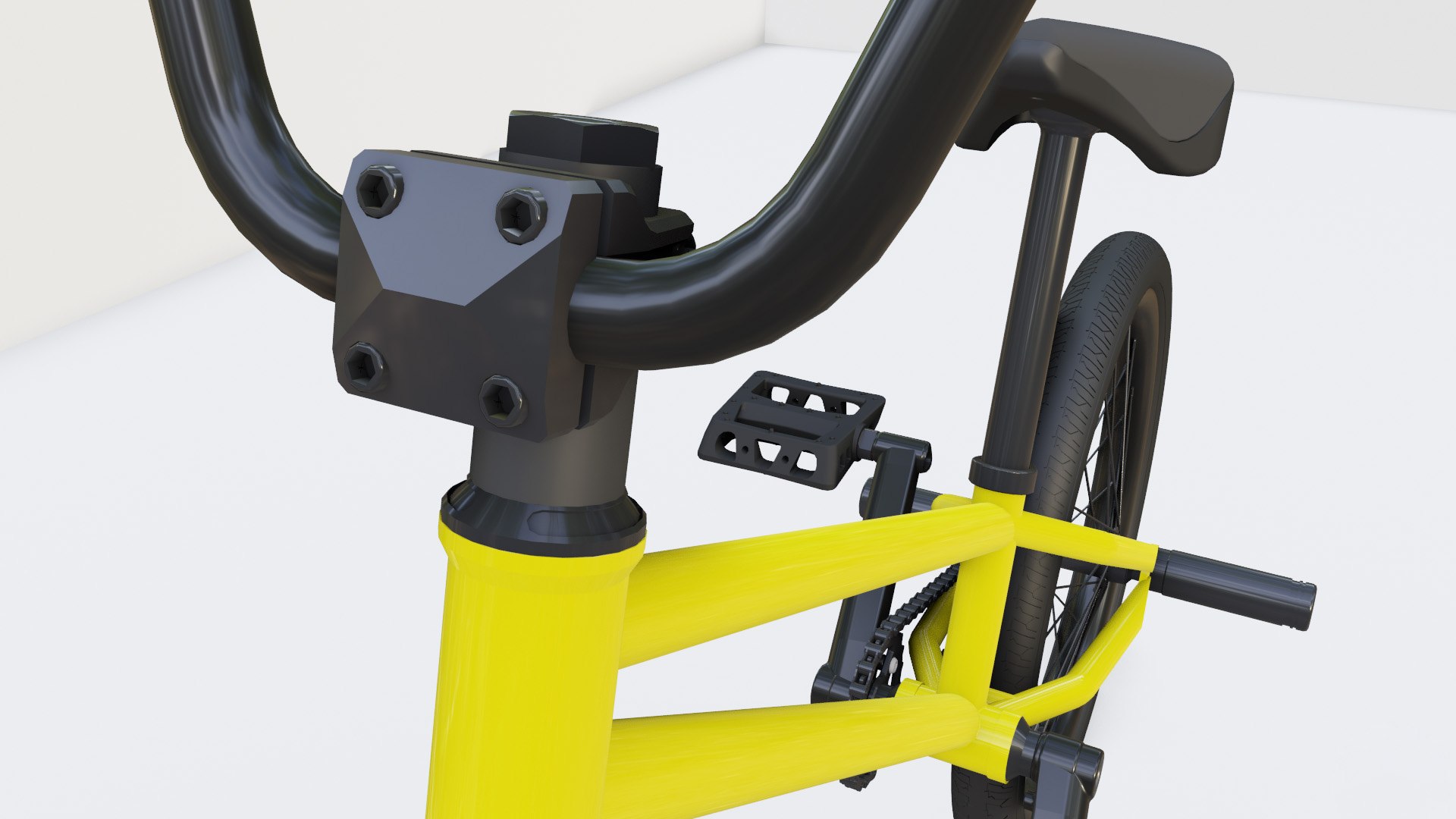 3D Flatland BMX diamond frame model - TurboSquid 2150559