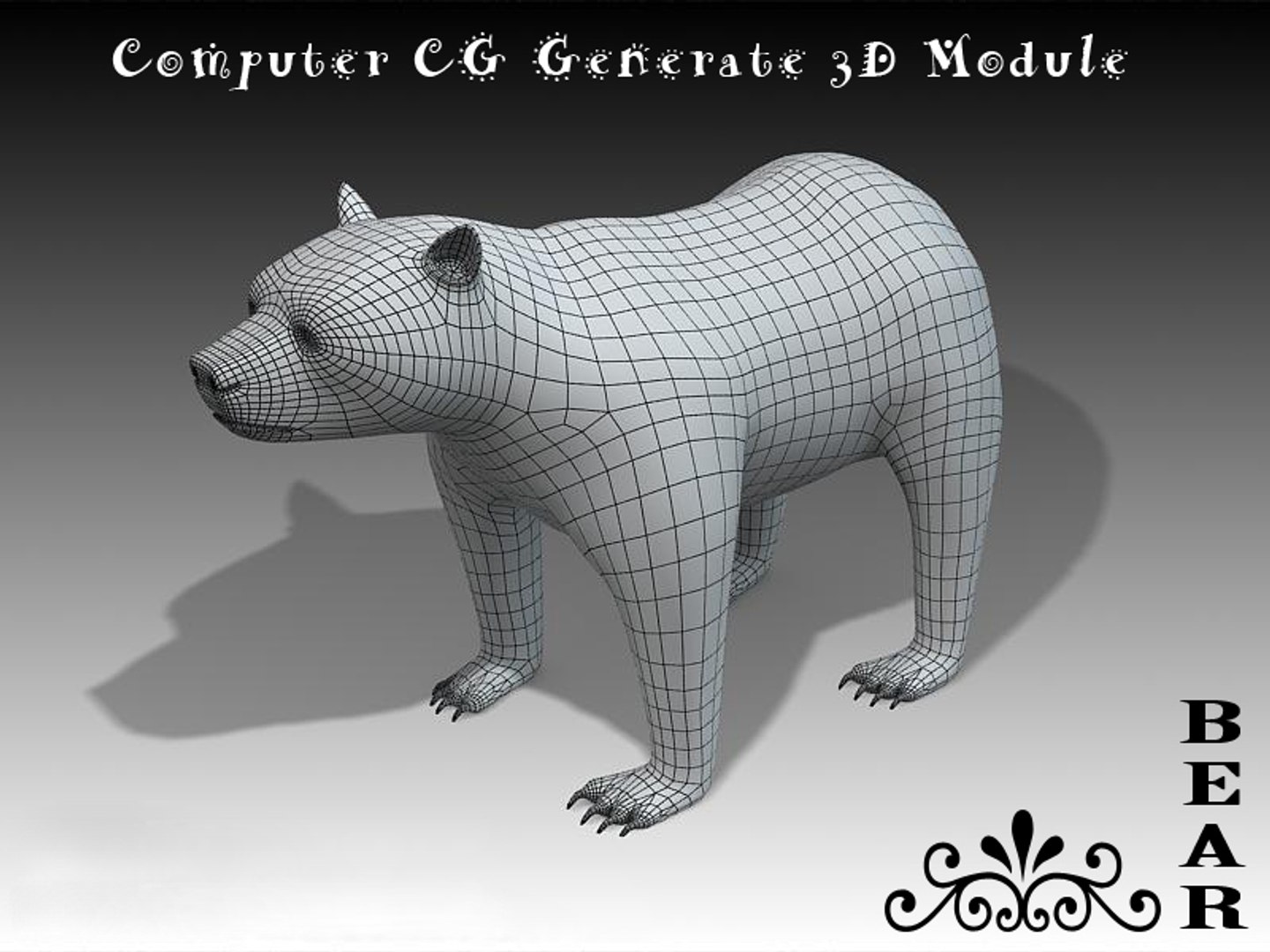3d Bear Model