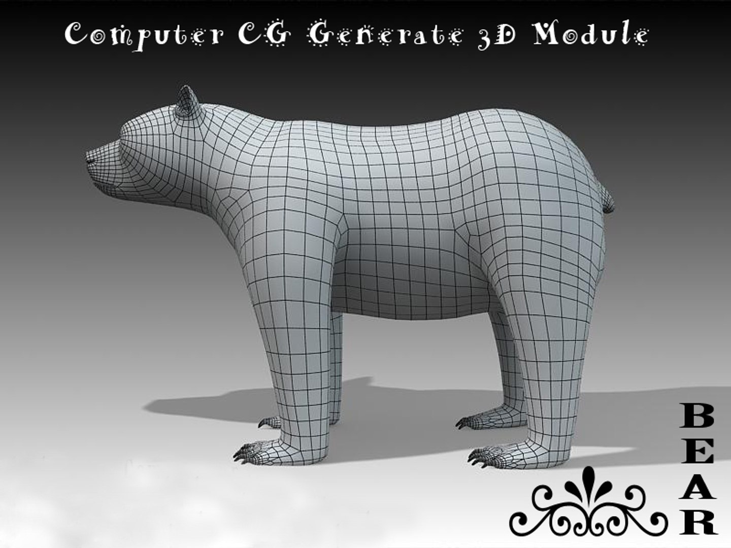 3d Bear Model
