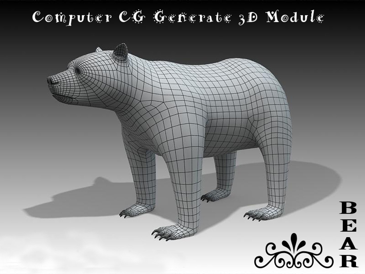 3d Bear Model