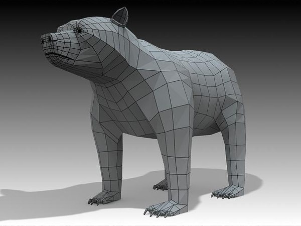 3d bear model