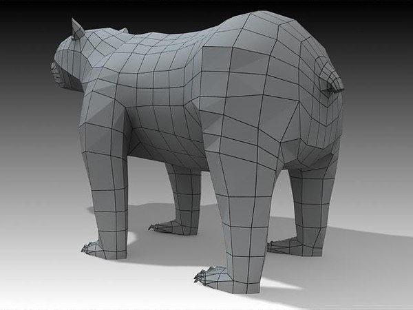 3d bear model