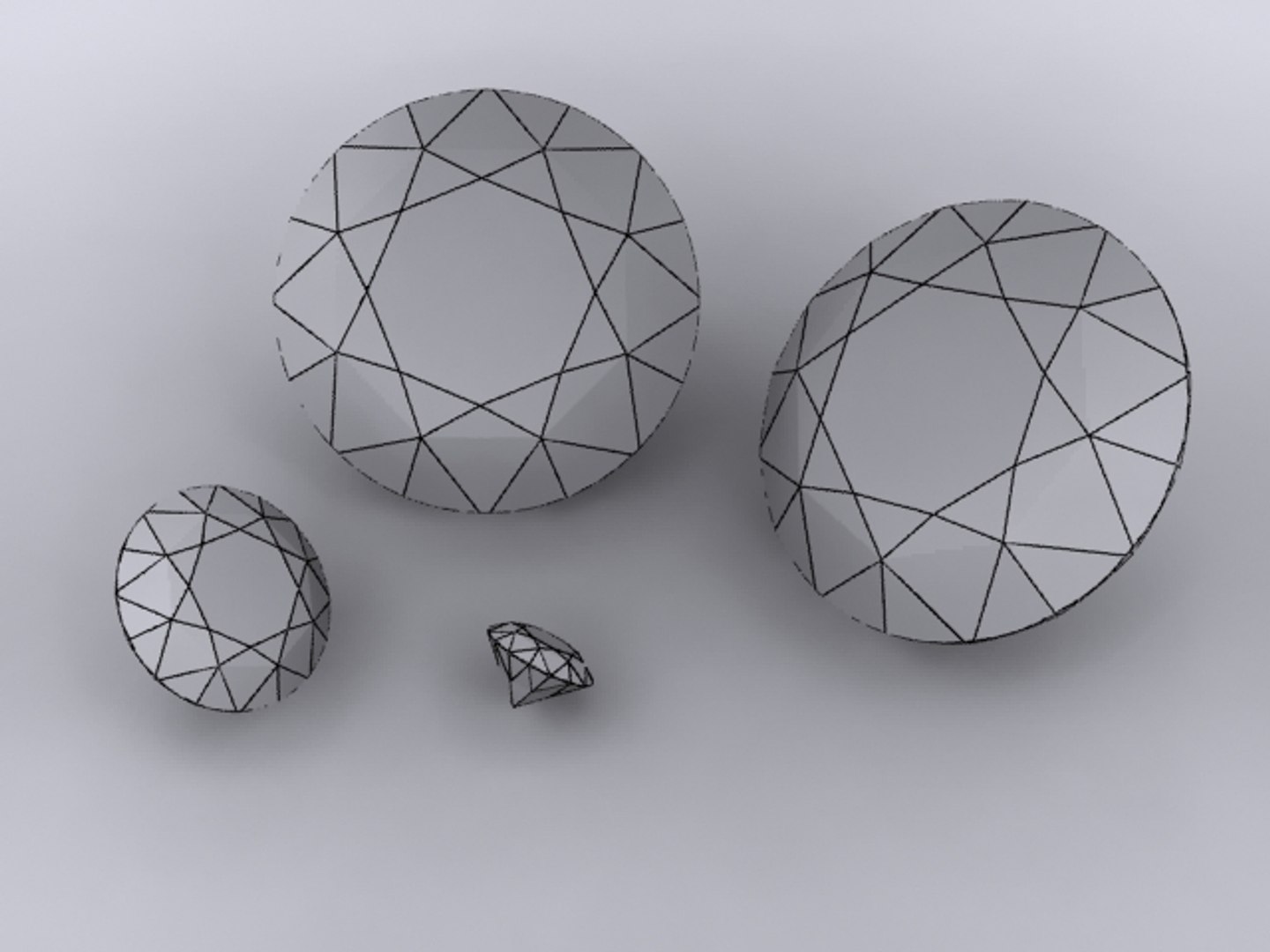 Diamonds 3d Model