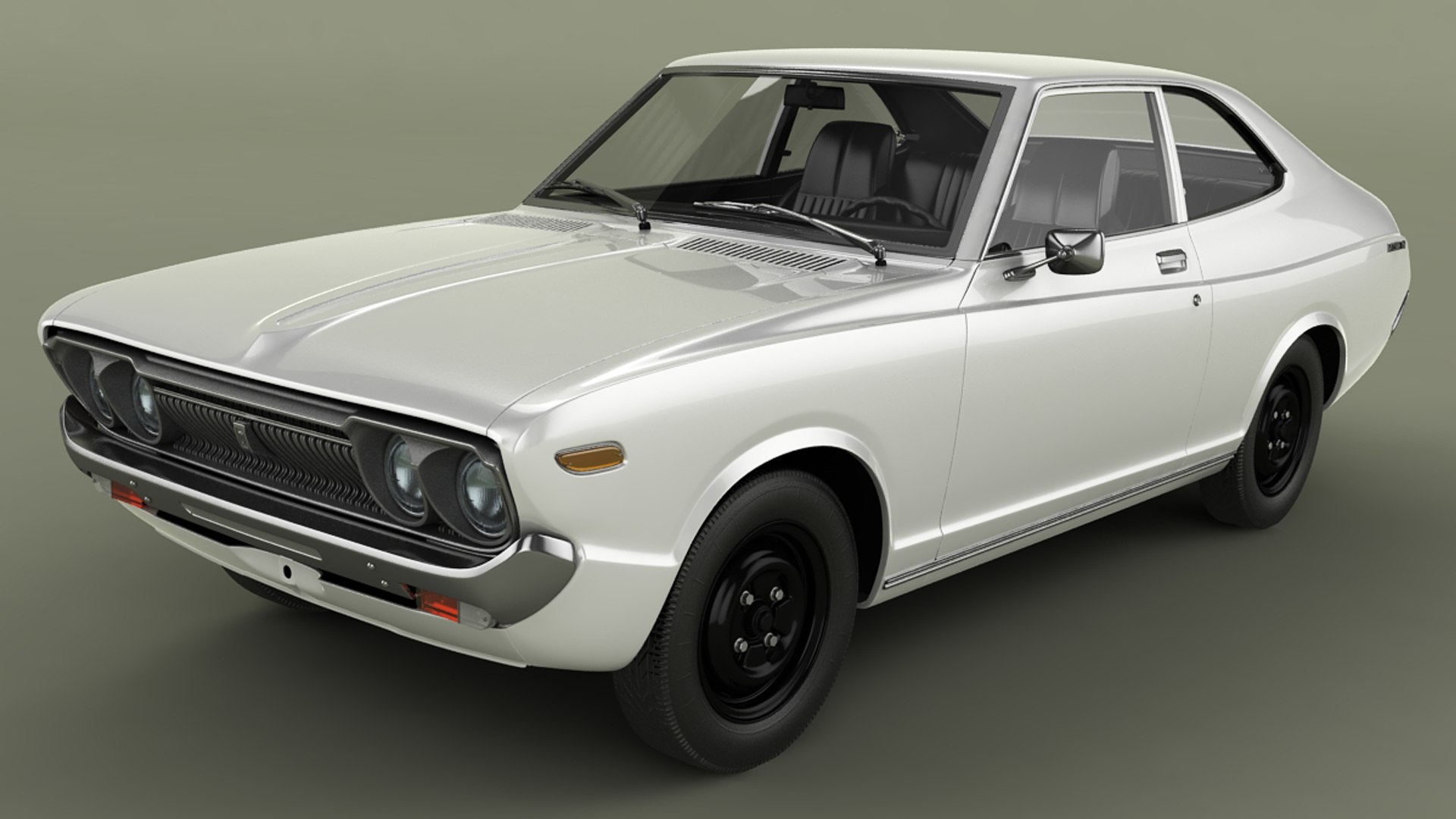 3D Datsun VIolet 710 2-door Sedan - TurboSquid 2211359