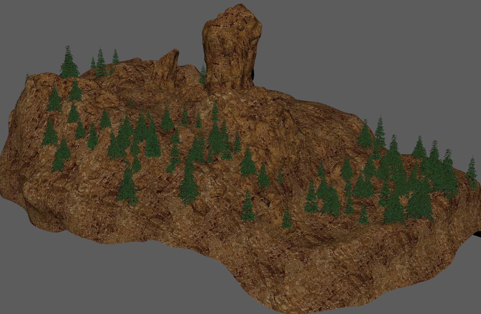 3D Rock Landscape Mountain - TurboSquid 1254545
