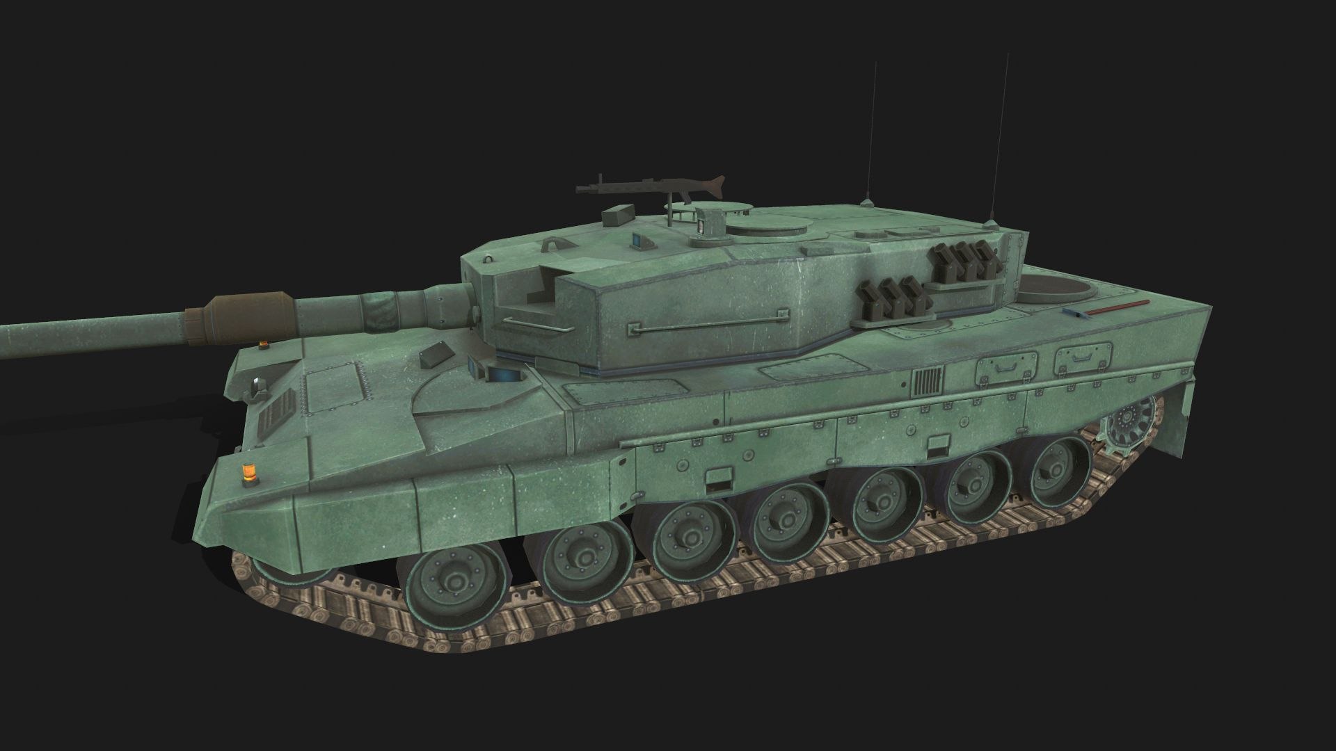 Leopard 1 Battle Tank 3D - TurboSquid 1536784