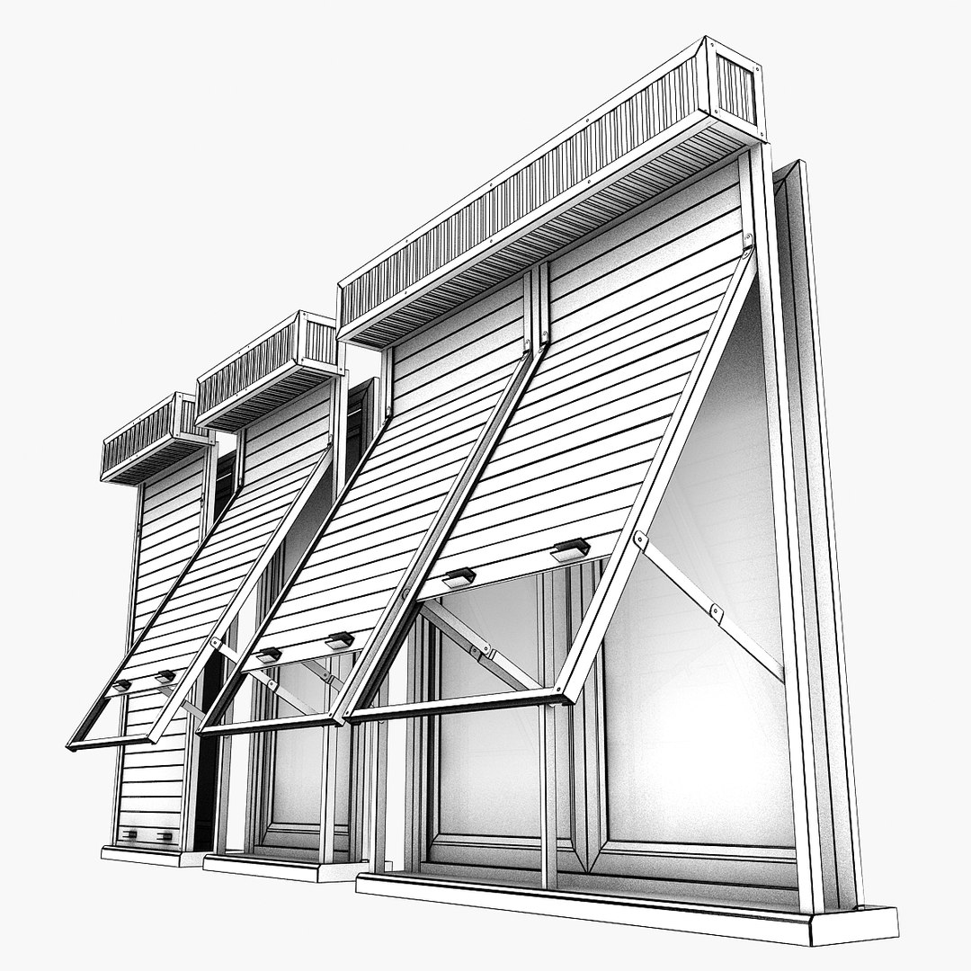 Window Shutter 3d 3ds