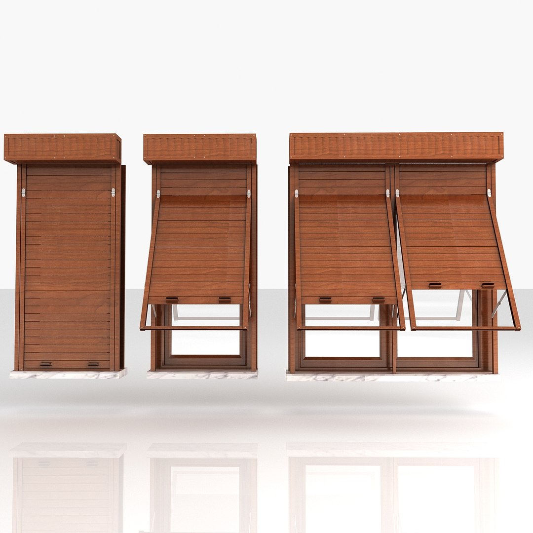 Window Shutter 3d 3ds