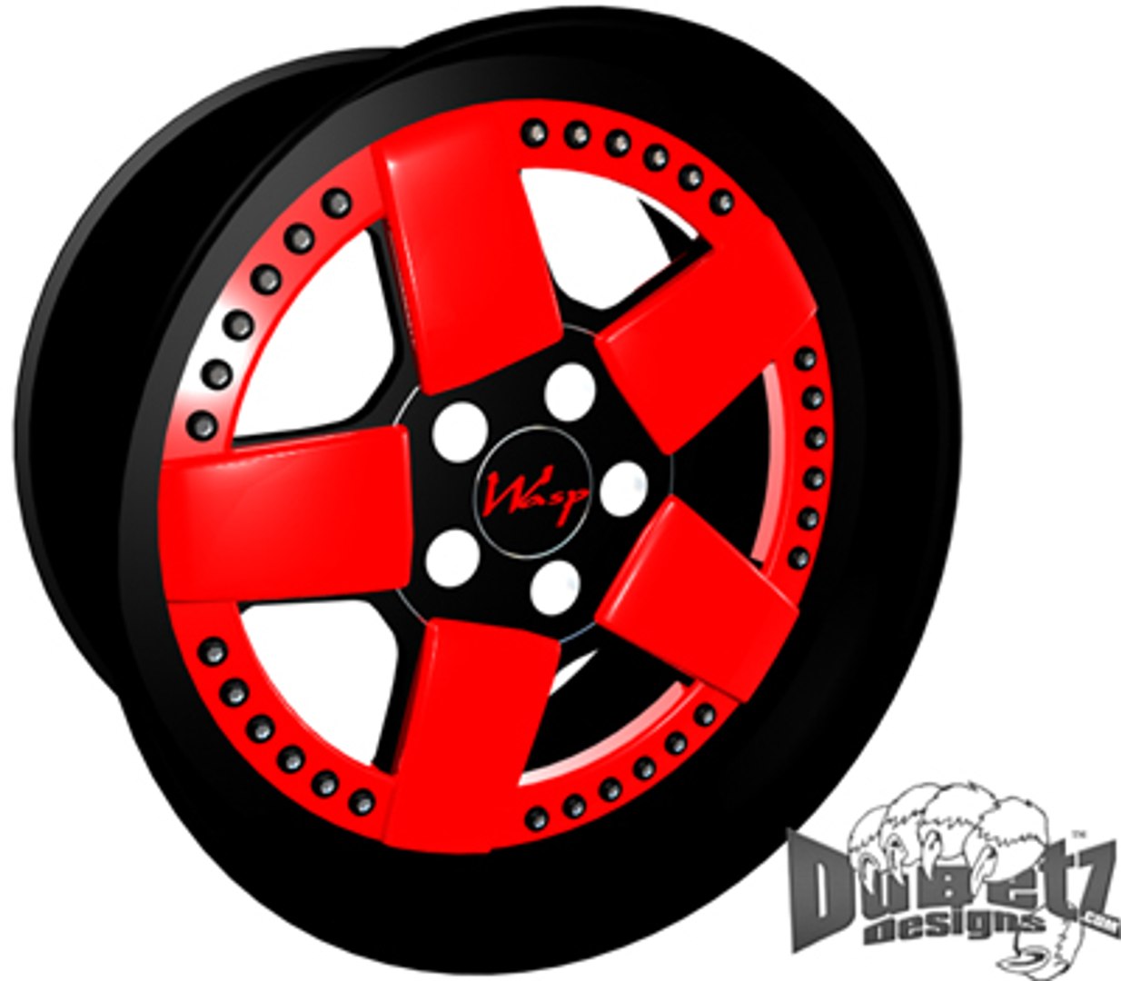 Designs Wasp 1 Wheels 3d C4d