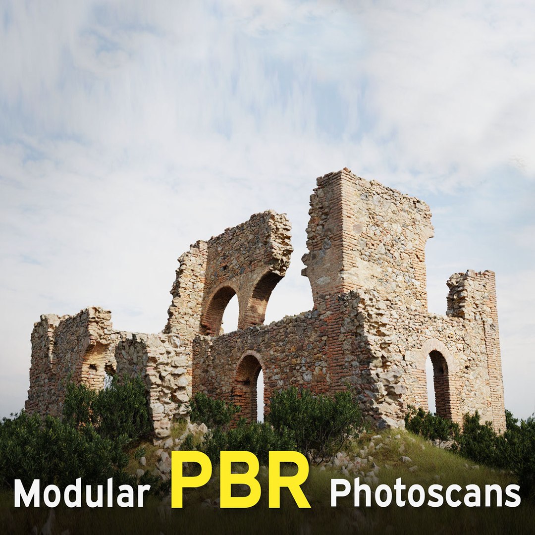 Modular Brick Stone Ruin Set Pbr Scan 3D Model 3D - TurboSquid 1971843