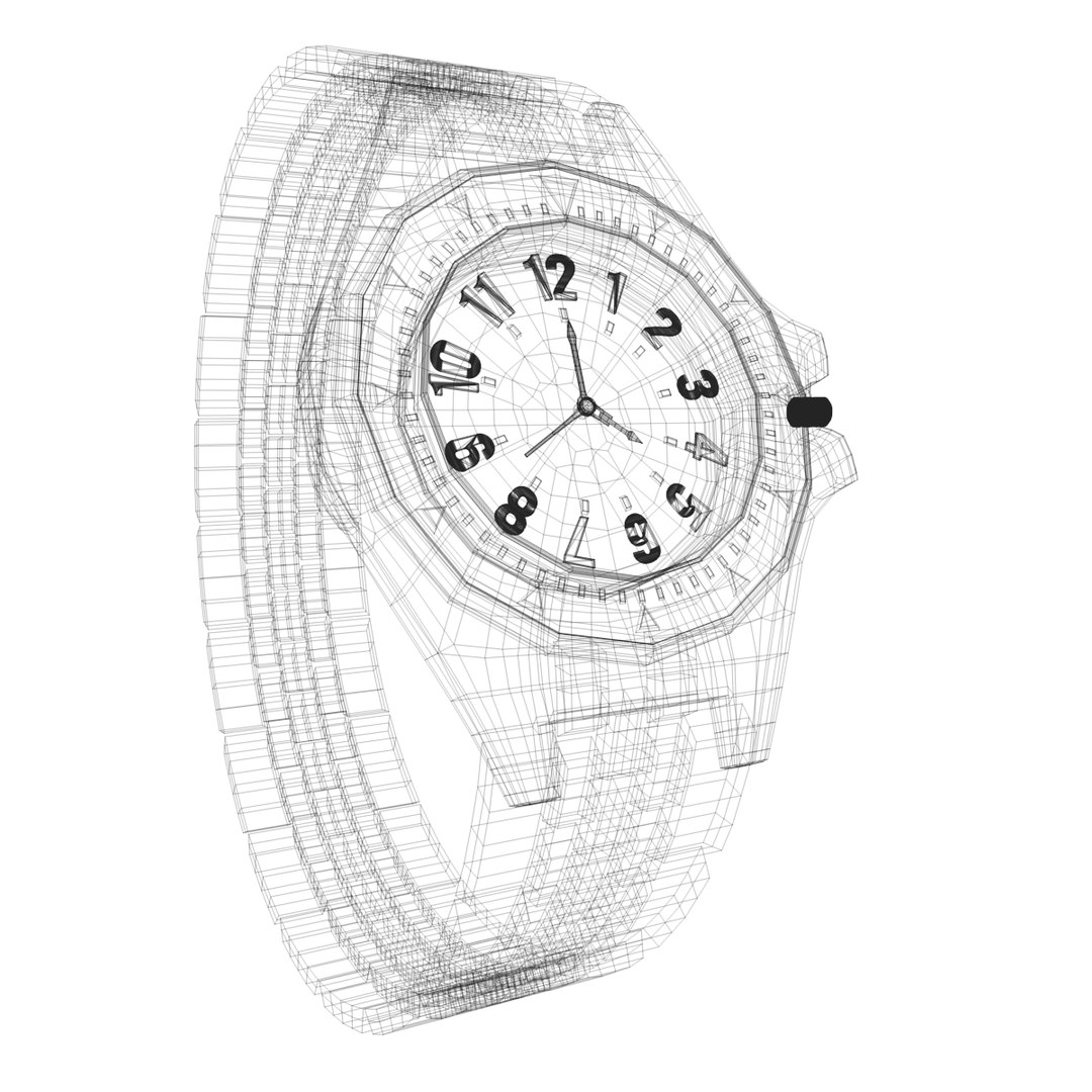 3d Wrist Watch