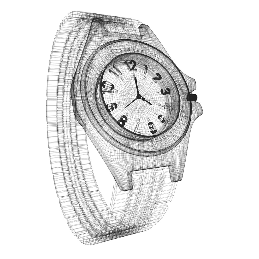 3d Wrist Watch