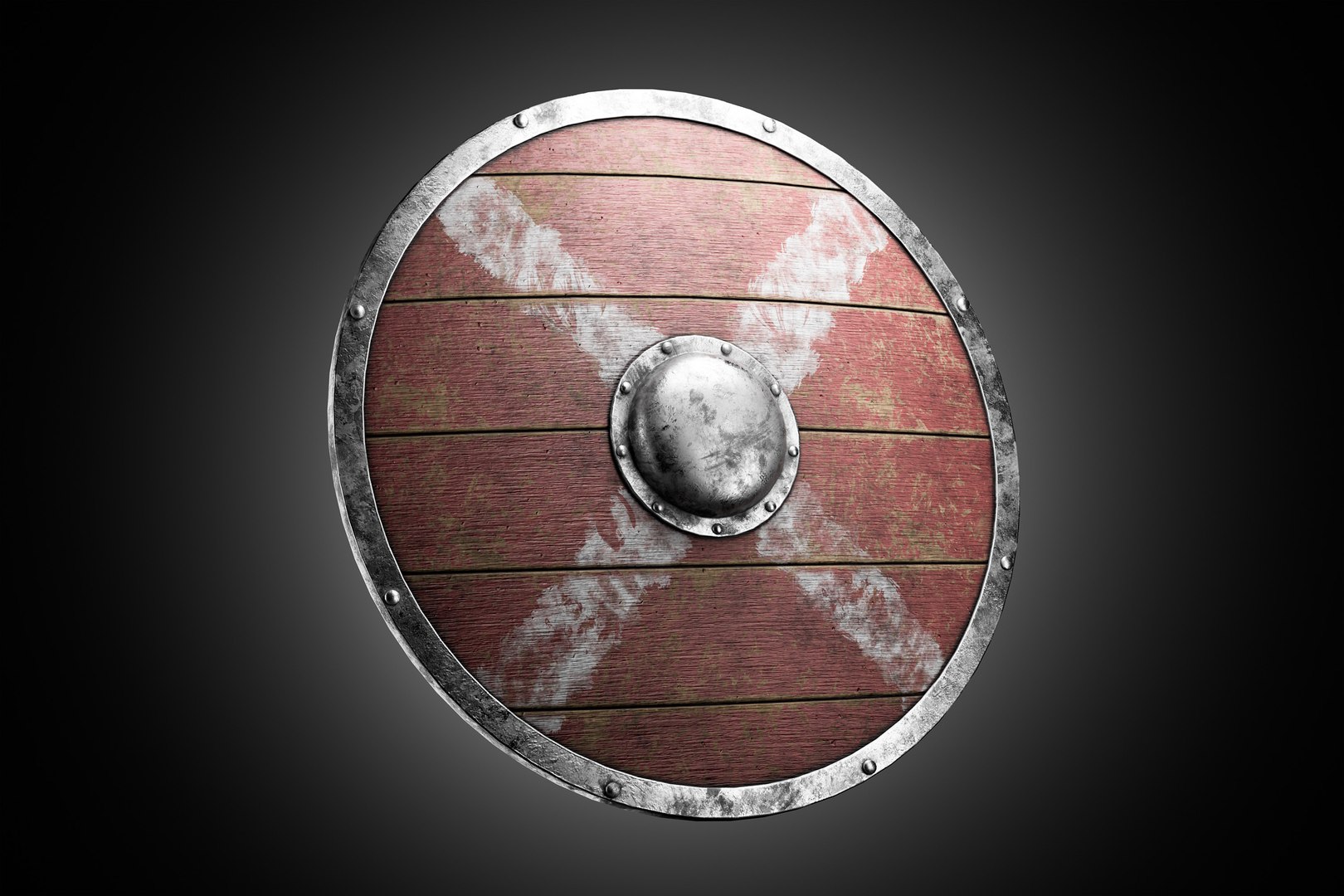 Slavic Round Wooden Shield Low-poly 3D Model 3D Model - TurboSquid 2243358