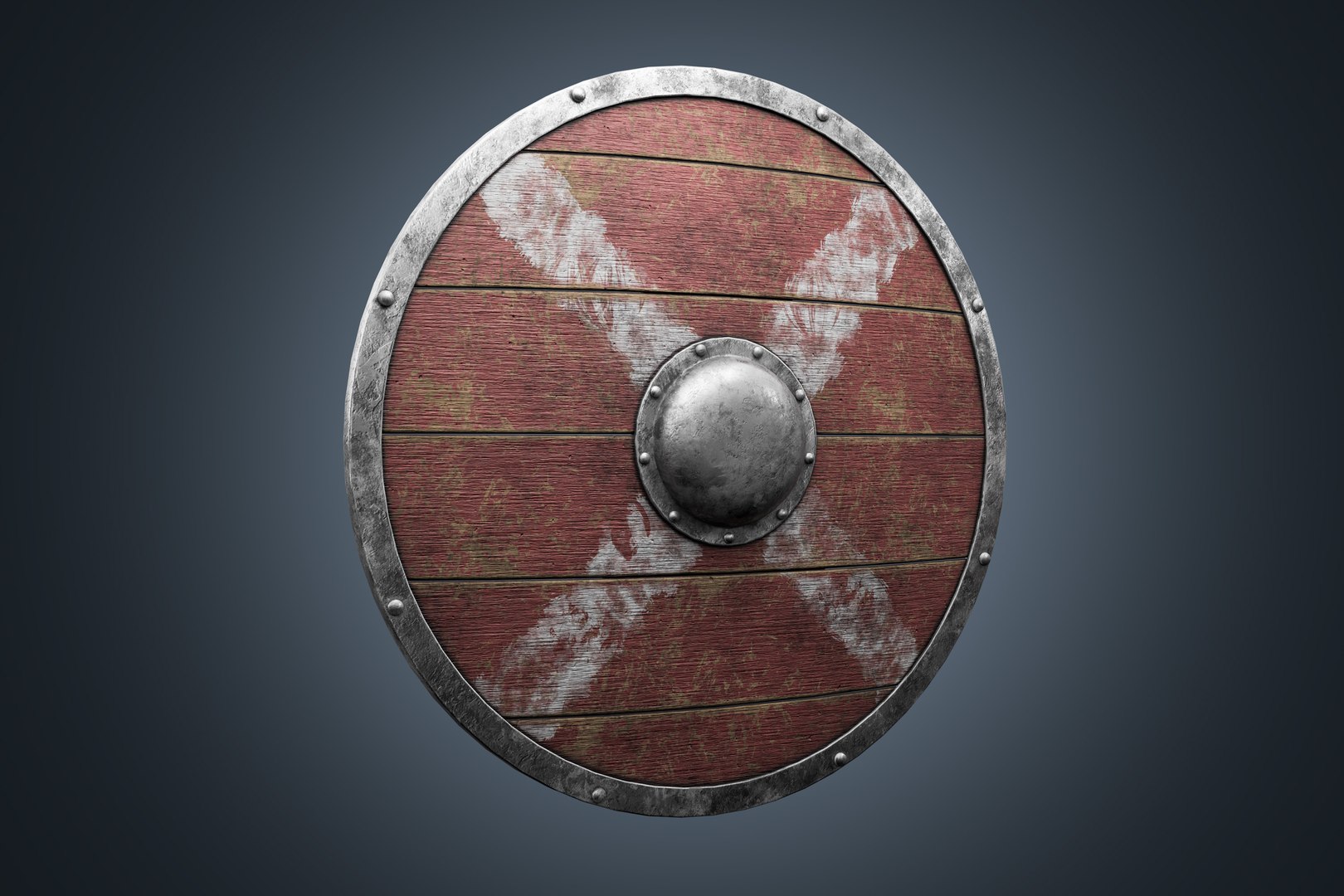 Slavic Round Wooden Shield Low-poly 3D Model 3D Model - TurboSquid 2243358
