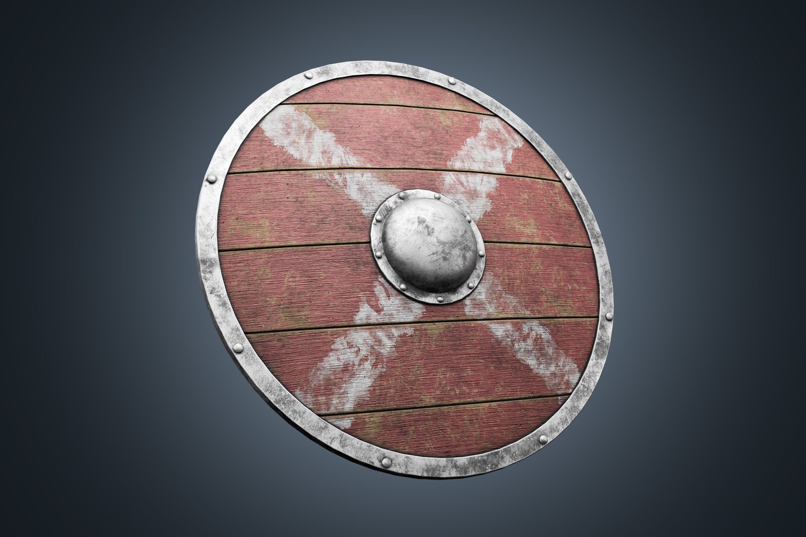 Slavic Round Wooden Shield Low-poly 3D Model 3D Model - TurboSquid 2243358