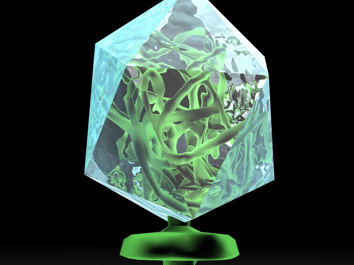 T4 Virus 3d Model