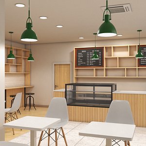 3D Cafe Models | TurboSquid