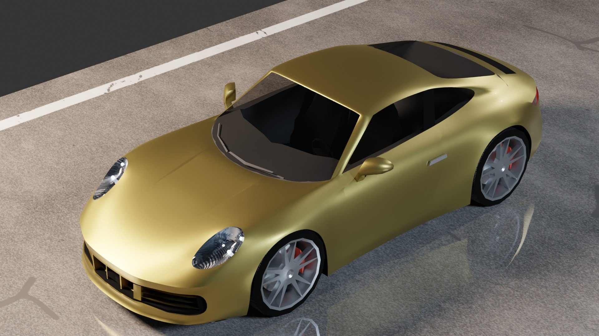 Porsche 911 8th Gen 3D Model - TurboSquid 1951902