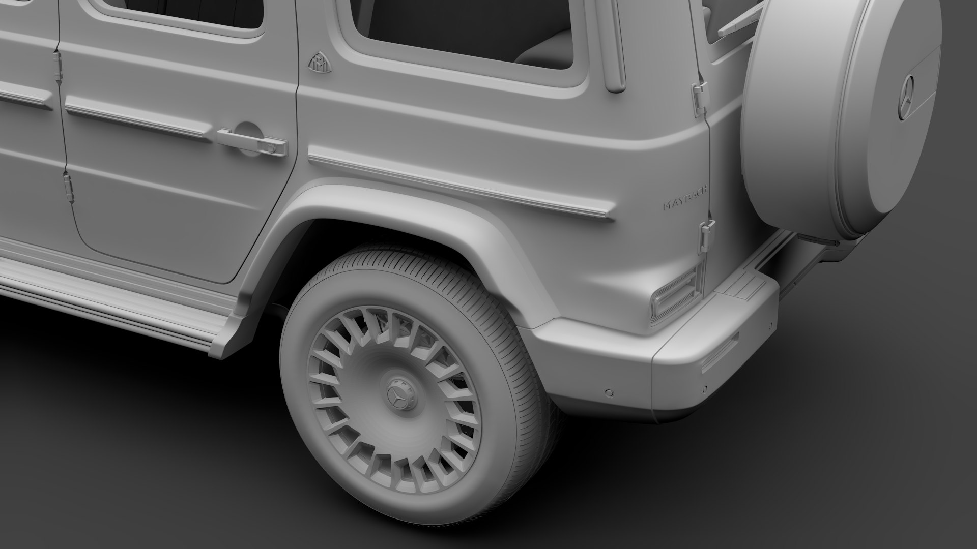 Mercedes-maybach G 600 Limousine 3D Model - TurboSquid 1393693
