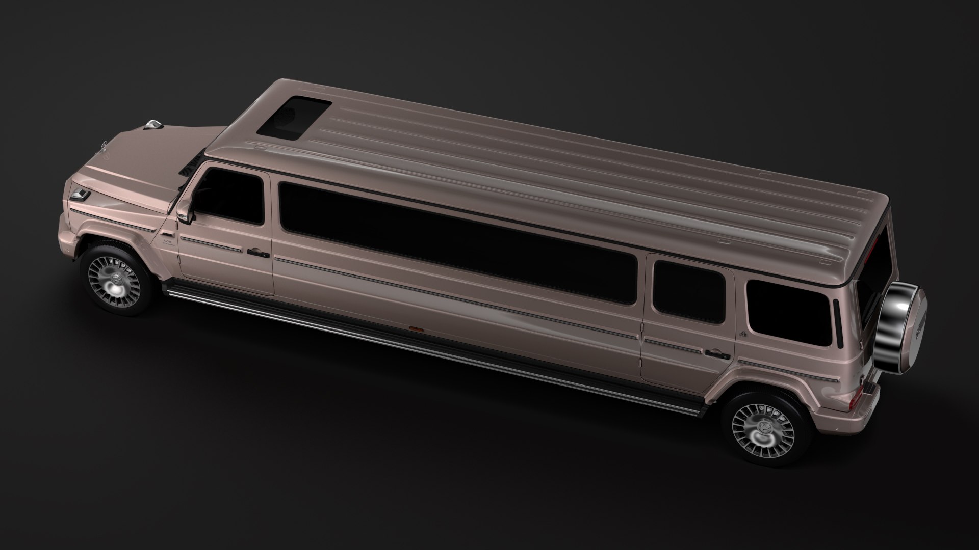 Mercedes-maybach G 600 Limousine 3D Model - TurboSquid 1393693