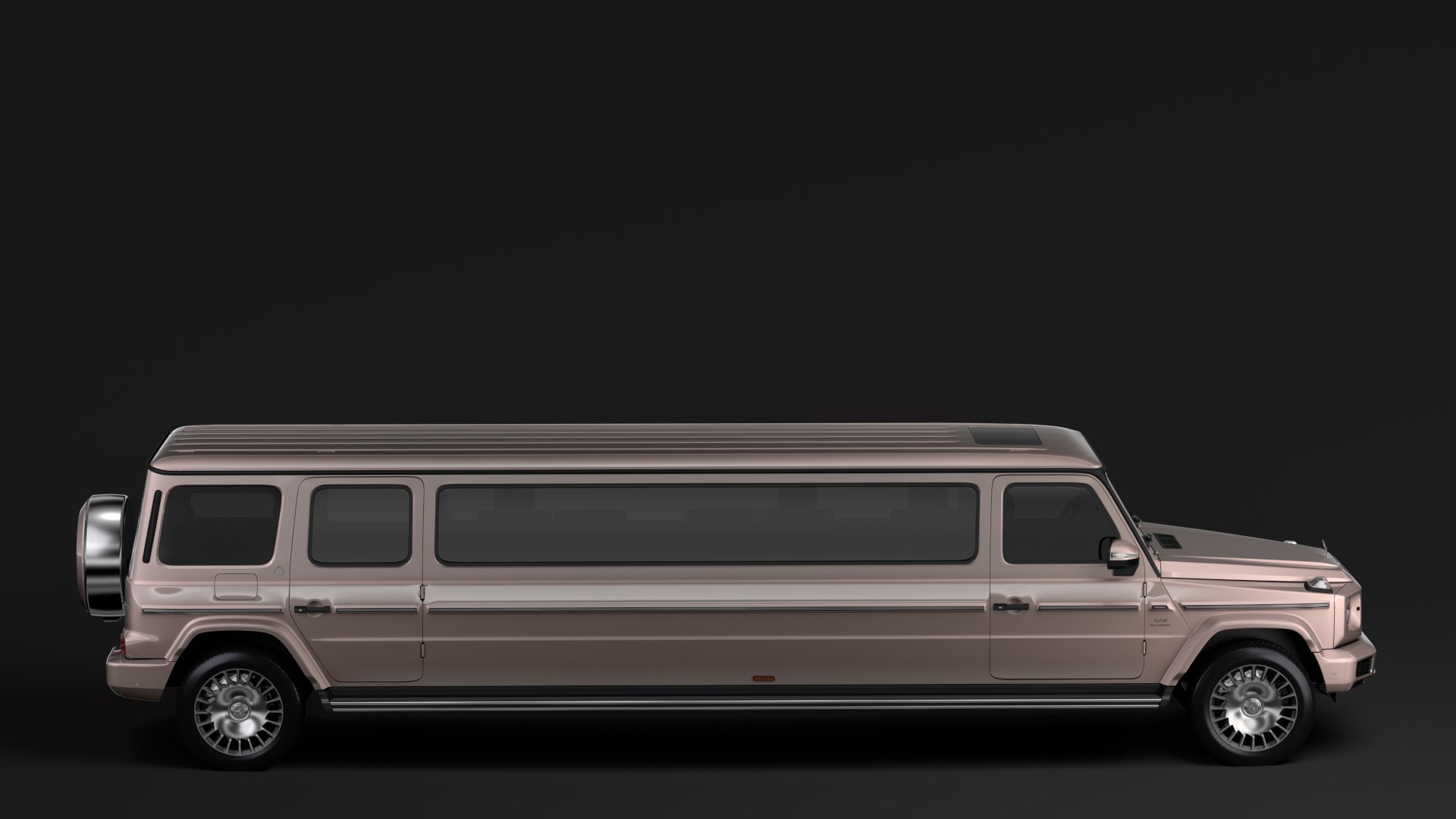 Mercedes-maybach G 600 Limousine 3D Model - TurboSquid 1393693