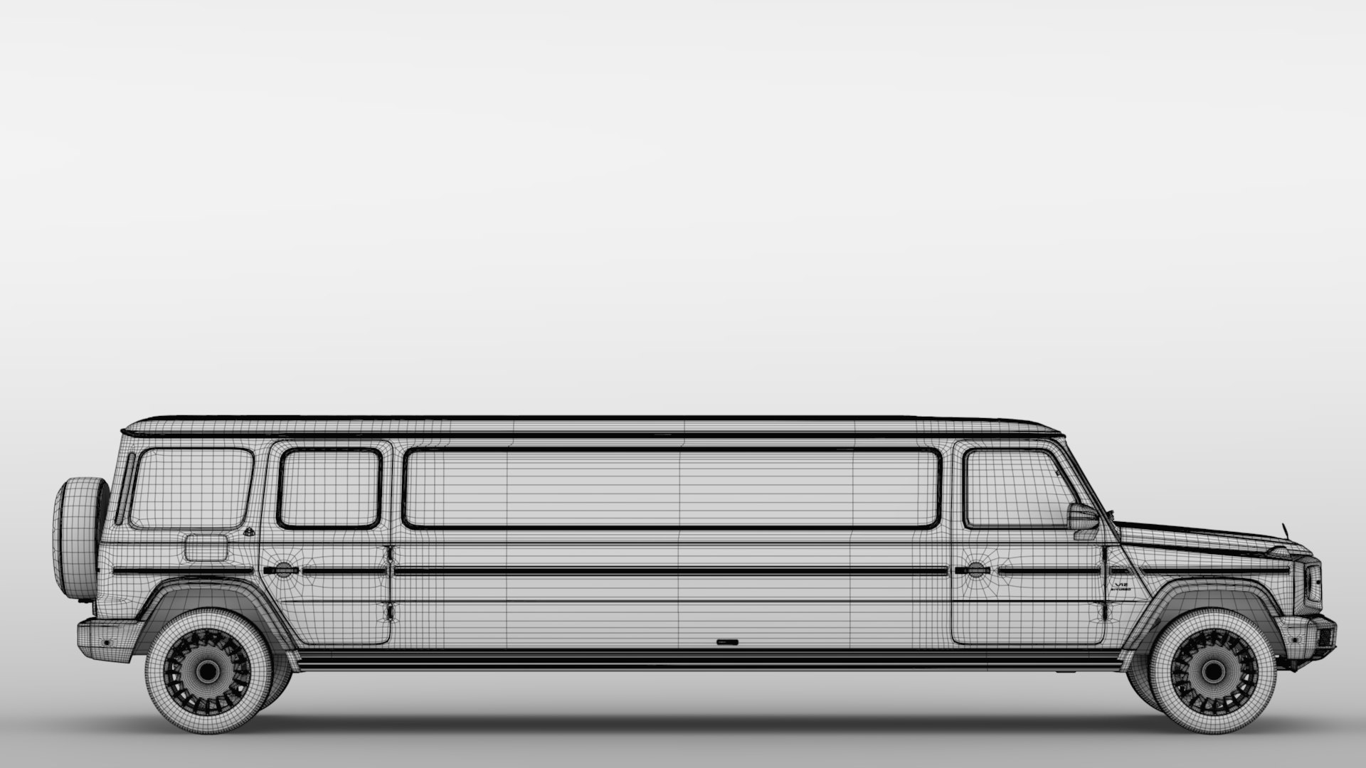 Mercedes-maybach g 600 limousine 3D model - TurboSquid 1393693