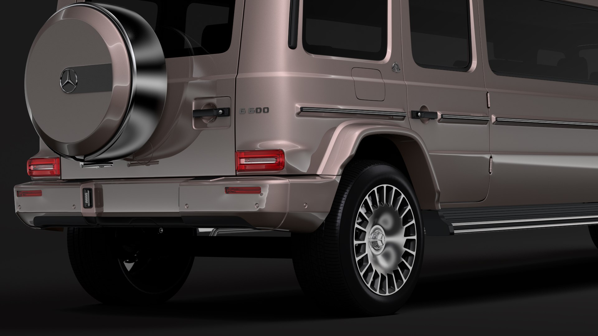 Mercedes-maybach G 600 Limousine 3D Model - TurboSquid 1393693